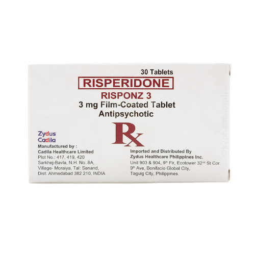 RISPONZ 3 Risperidone 3mg Film-Coated Tablet 30's price in the ...